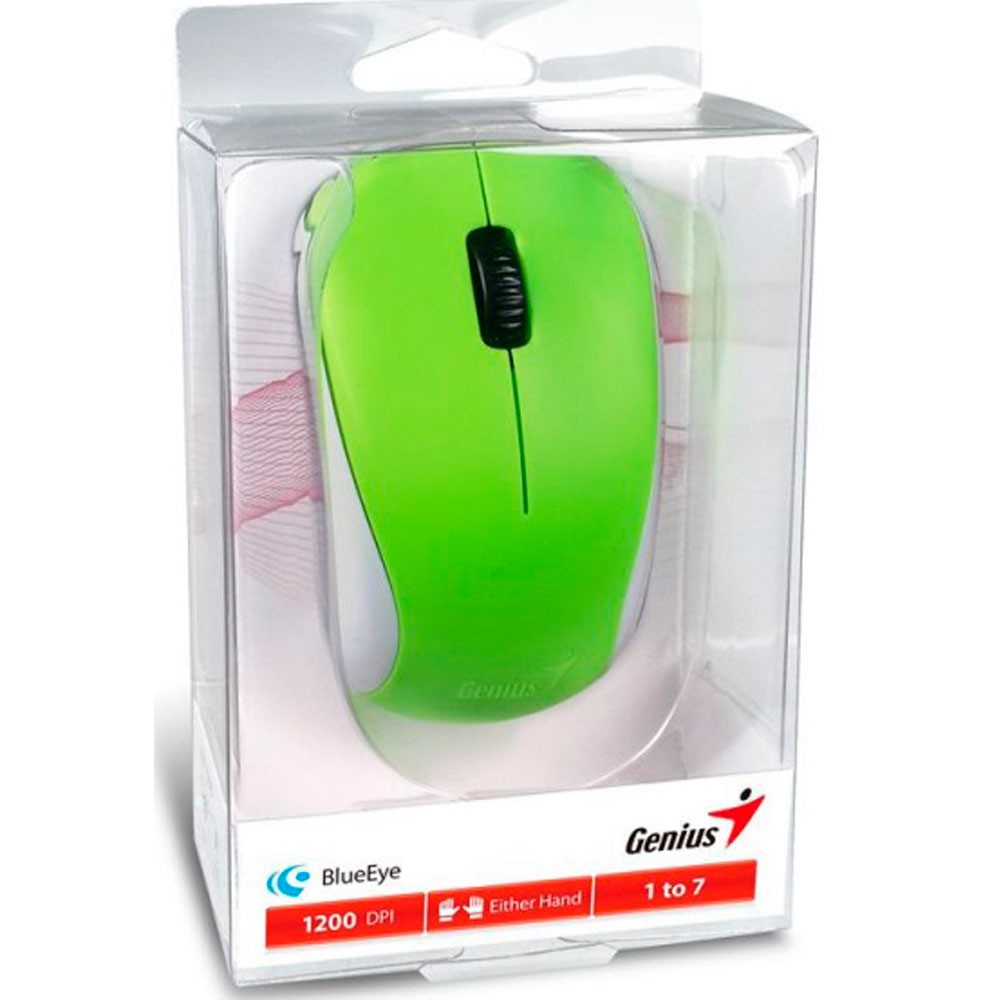Mouse GENIUS Inalámbrico 2.4 BlueEye COLOR Verde – MP Computers Ltda.